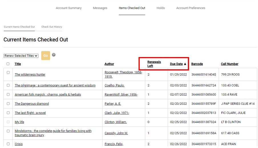 How to renew your books (etc.) online - Emmaus Public Library