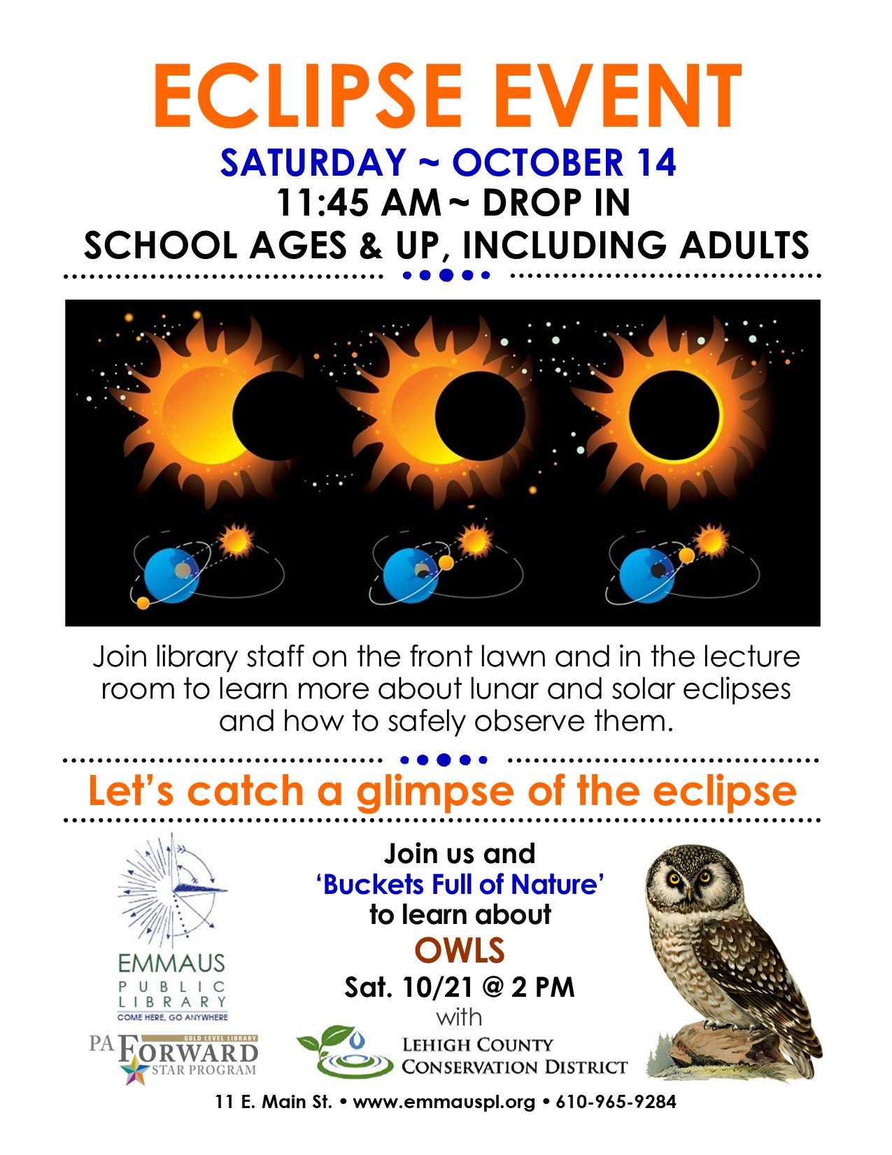 Emmaus Public Library Events | Children, Teen, & Adult Activities