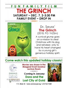 Fun Family Film: Dr. Seuss' The Grinch - Emmaus Public Library
