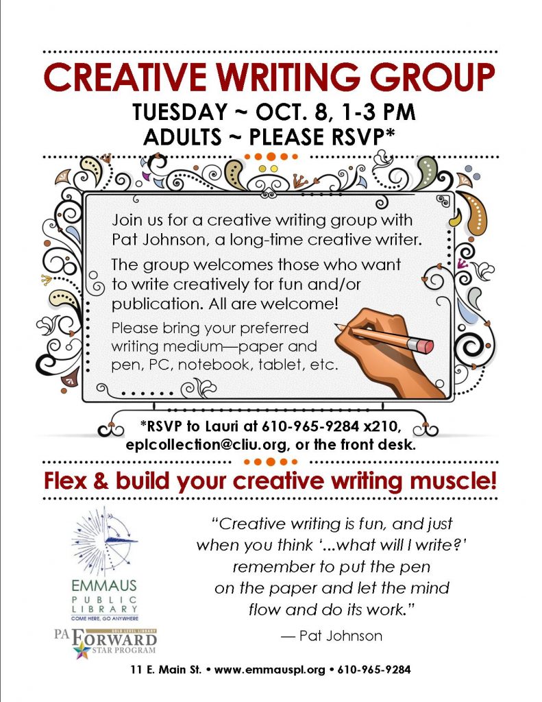 Creative Writing Group - Emmaus Public Library