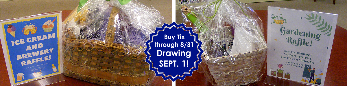 Enter the August raffles for great prizes! - Emmaus Public Library