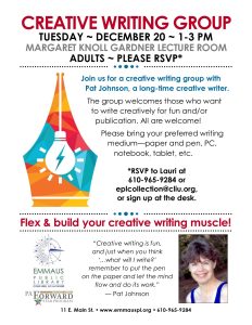 Creative Writing Group - Emmaus Public Library