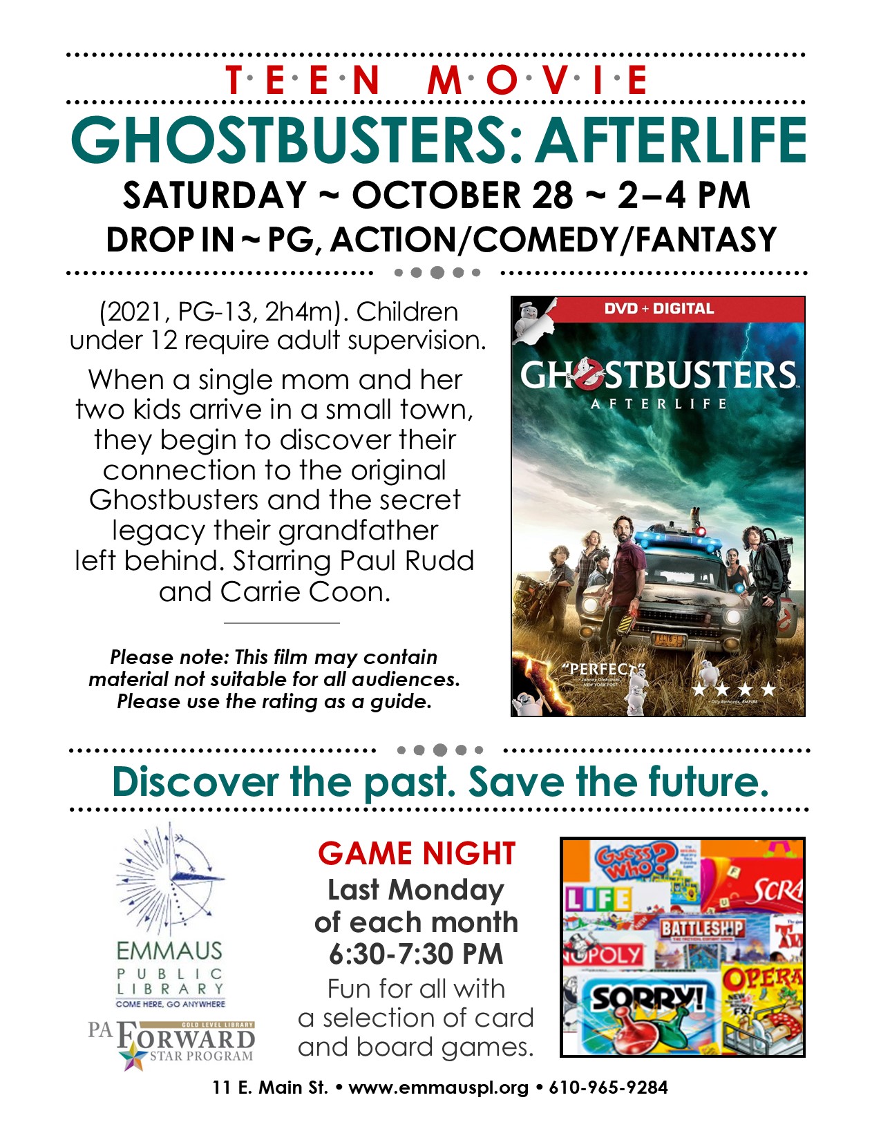 Emmaus Public Library Events | Children, Teen, & Adult Activities