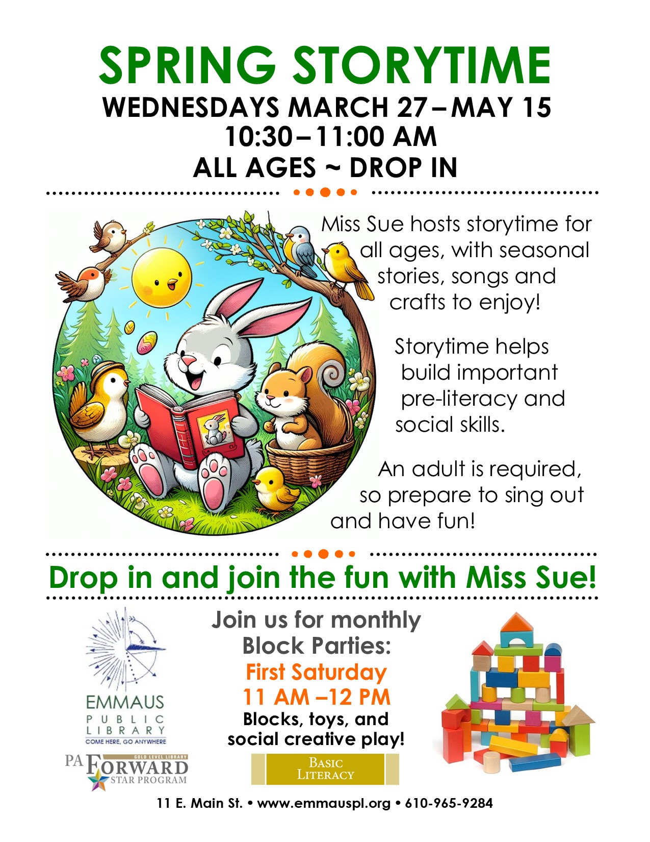 Emmaus Public Library Events | Children, Teen, & Adult Activities