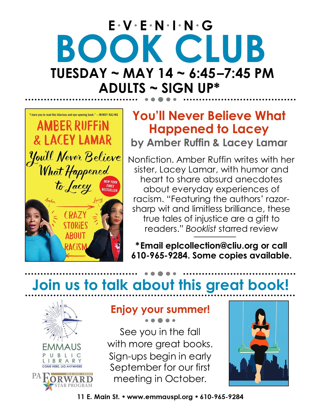 Emmaus Public Library Events | Children, Teen, & Adult Activities