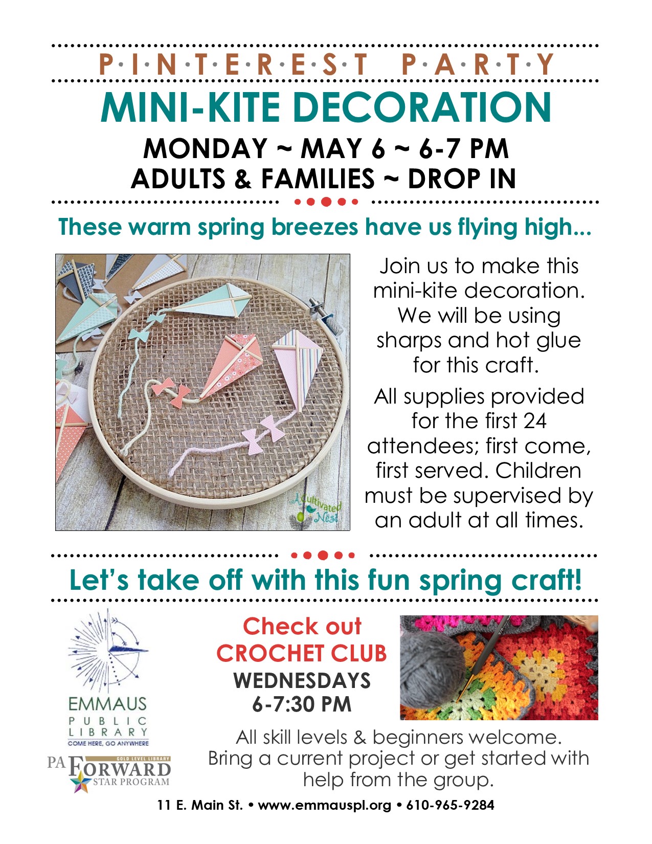 Emmaus Public Library Events | Children, Teen, & Adult Activities