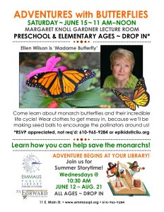 Adventures with Butterflies - Emmaus Public Library