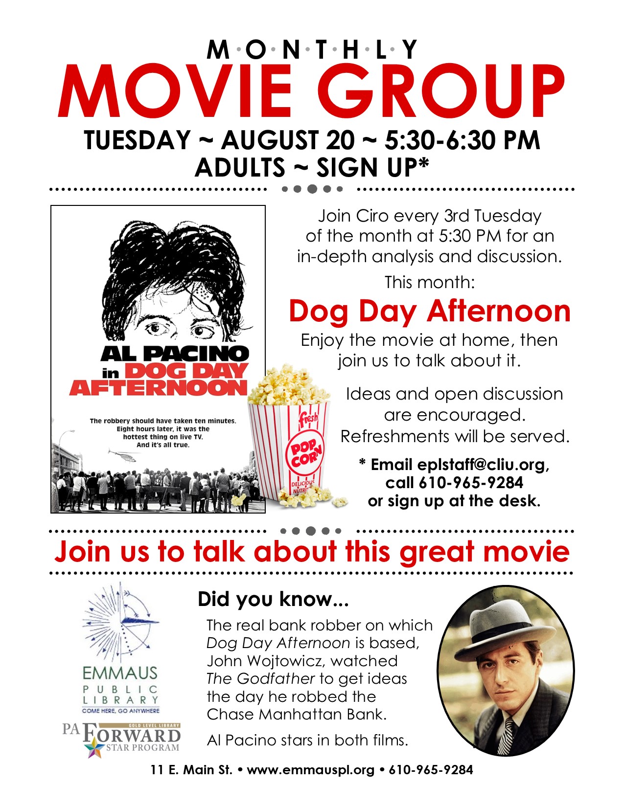 Emmaus Public Library Events | Children, Teen, & Adult Activities