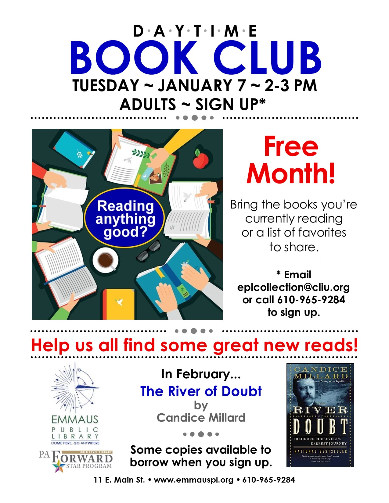 Emmaus Public Library Events | Children, Teen, & Adult Activities